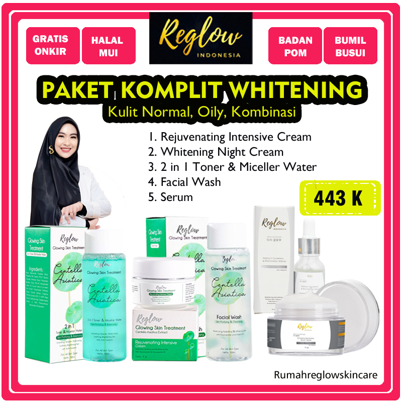 Jual Paket Skincare Reglow Glow skin Treatment reglow skincare original ...