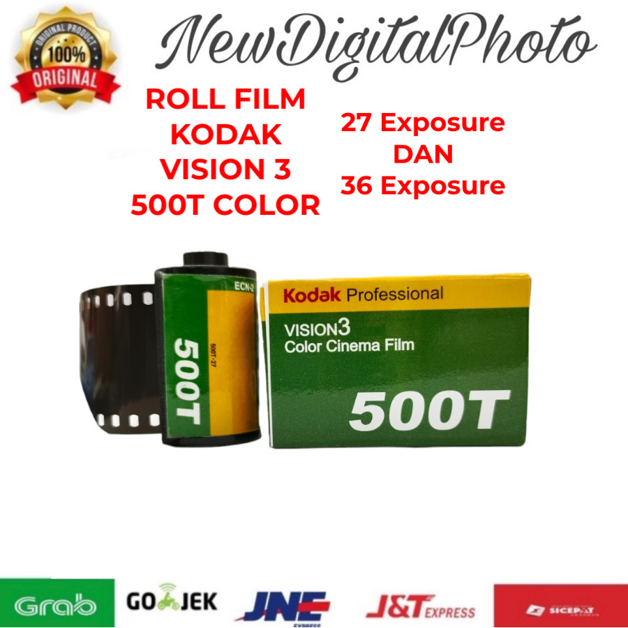 Jual ROLL FILM KODAK VISION 3 500T COLOR / VISION3 KODAK 35MM 500T ...