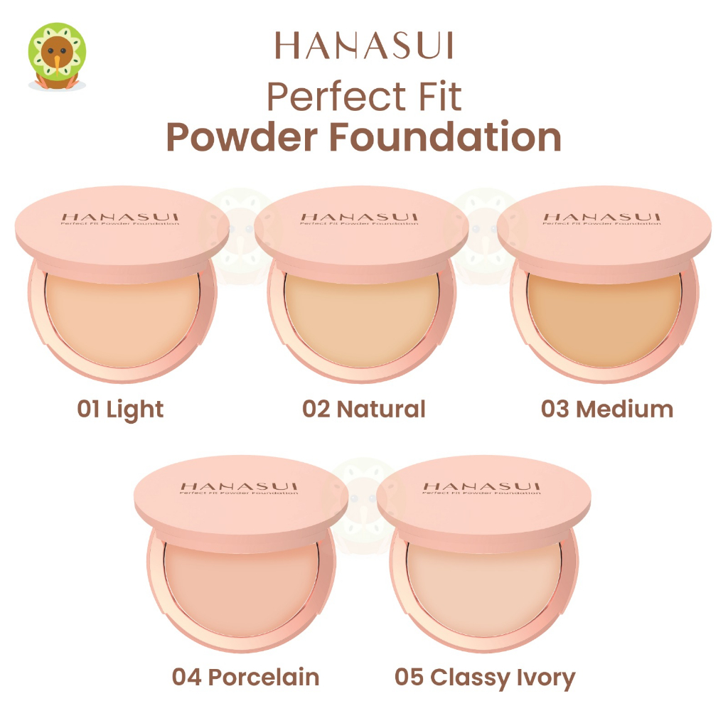 Jual HANASUI PERFECT FIT POWDER FOUNDATION - BEDAK WAJAH | Shopee Indonesia