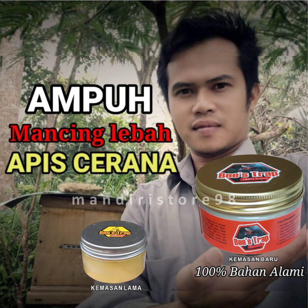 Jual Pemikat Lebah Bee's Trap Salep Sakti Jebakan Glodokan Apis Cerana ...