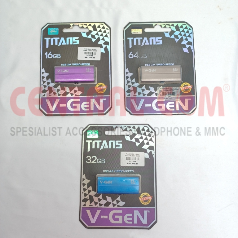 Jual USB FLASHDISK V-GEN TITAN SERIES 16GB 32GB 64GB | Shopee Indonesia