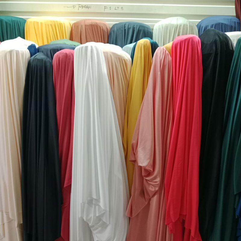 Jual bahan kain spandek puring hyget premium super / kain lining import ...