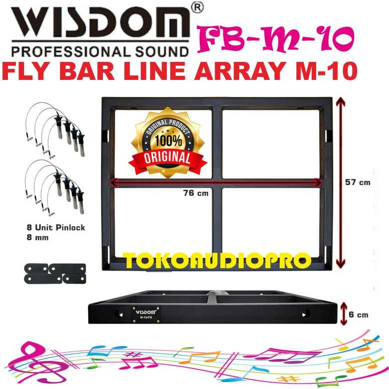 Jual Flying Bar Line Array Wisdom M-10 Gantungan Line Array Wisdom m10 ...