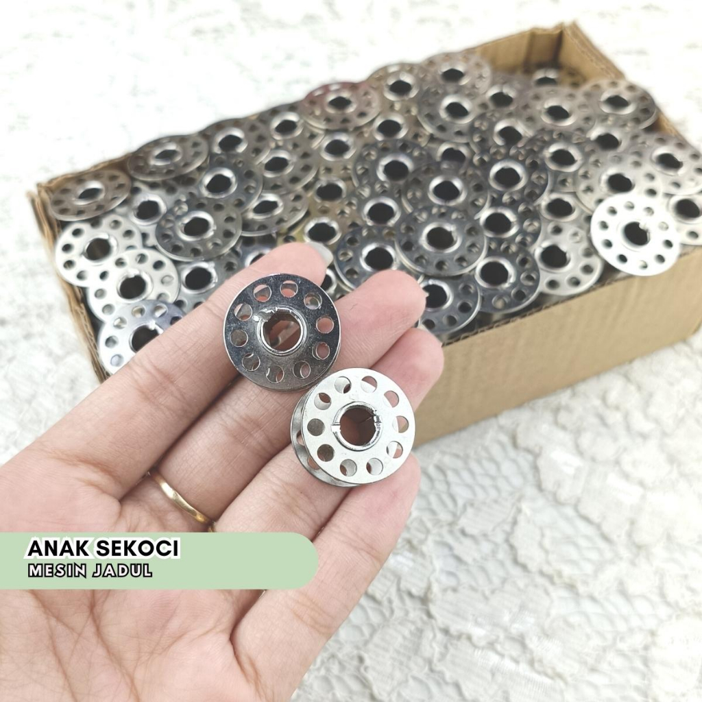 Jual 1 LUSIN SPOOL MESIN JAHIT KECIL / SPOL ANAK SEKOCI / SPUL MESIN ...