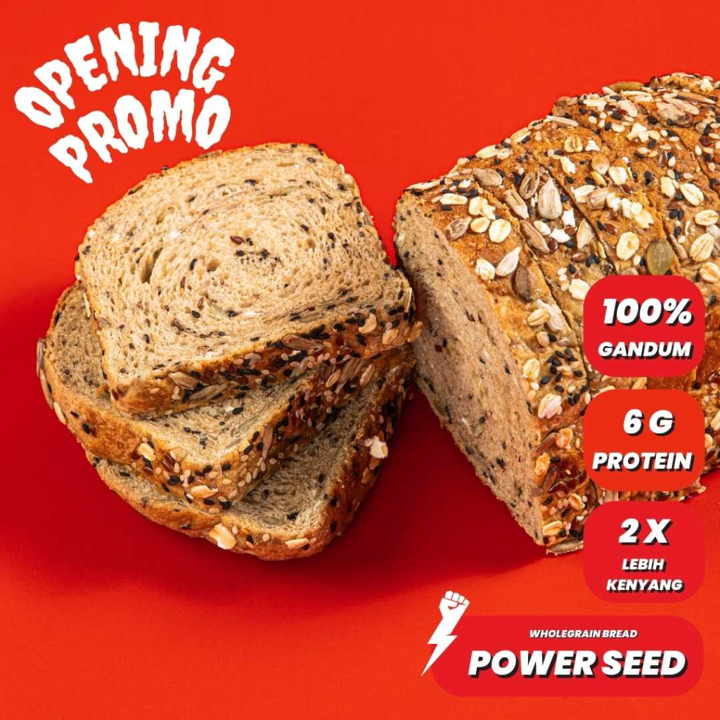 Jual Mighty Bread Roti Gandum multigrain healthy - whole wheat bread ...