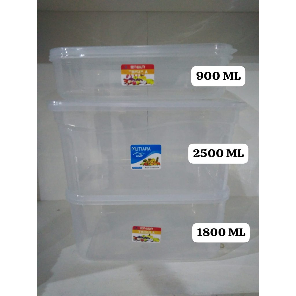 Jual Toples Sealware Box Kotak Segi Tranparant 900 ml 1800 ml 2500 ml CHOCHO 88SHOP | Shopee ...