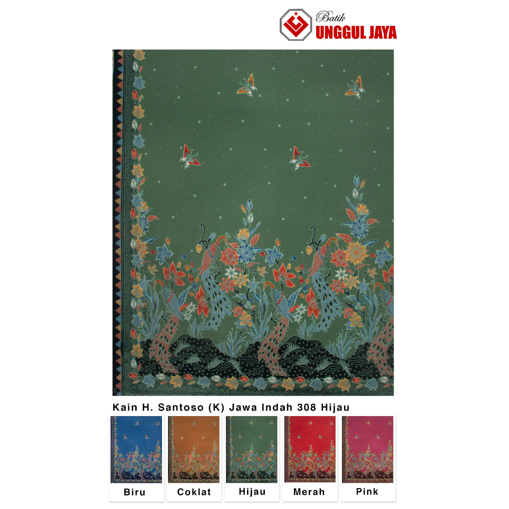 Jual Kain Batik Unggul Jaya - Putri Jelita - Jawa Indah 308 Motif ...