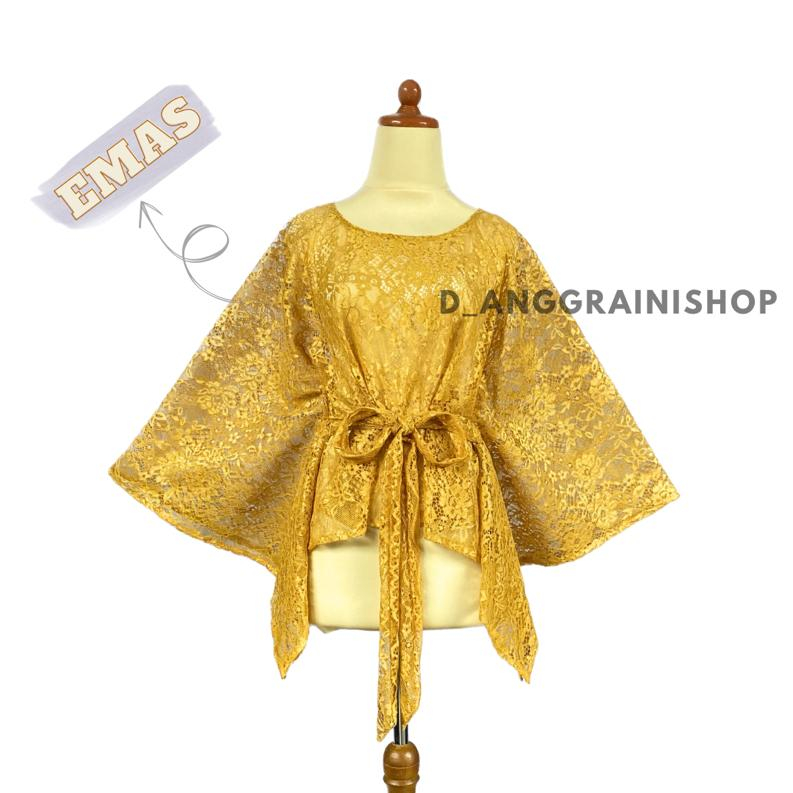 Jual OUTER BROKAT TALI, ATASAN BROKAT, KEBAYA BROKAT PREMIUM HALUS DAN ...