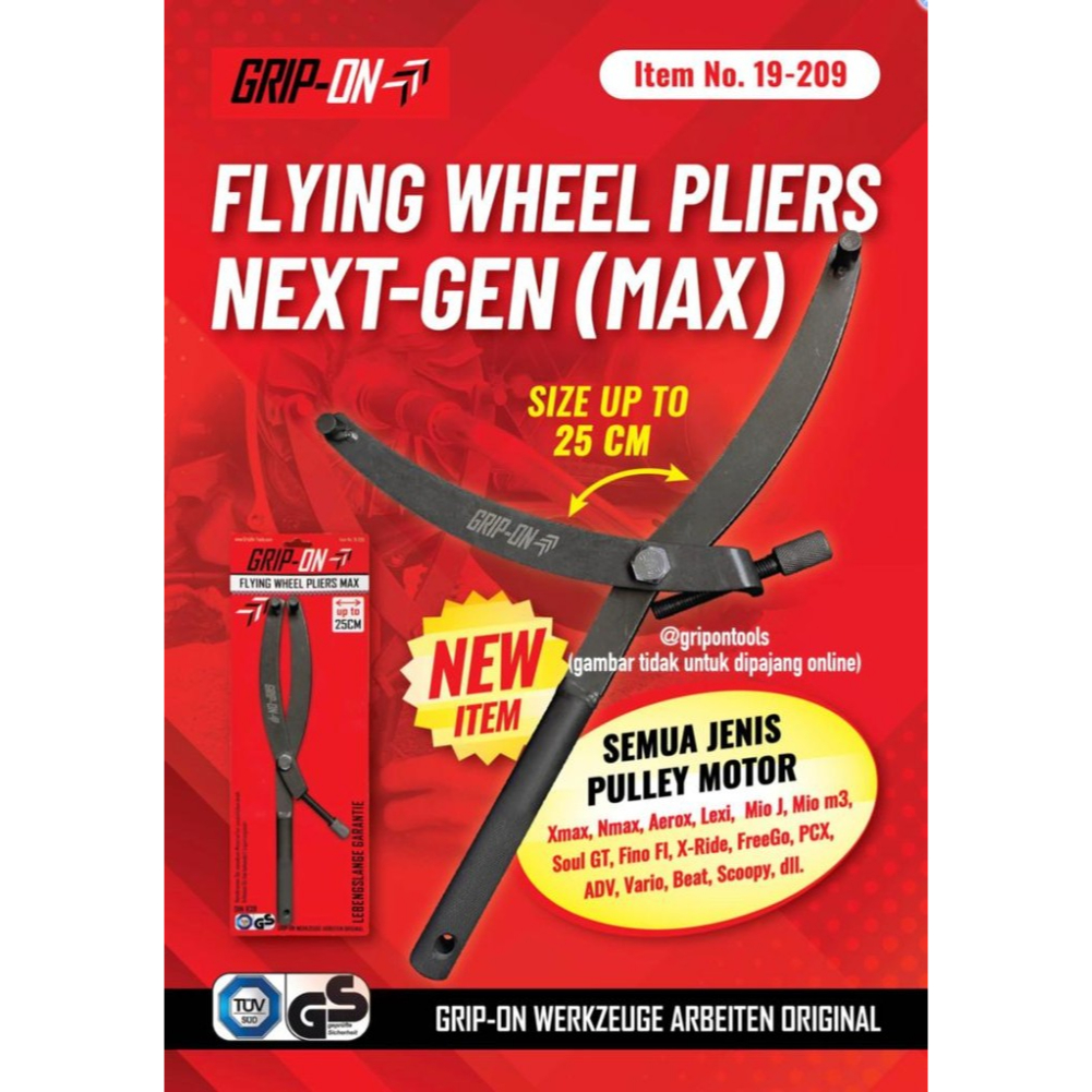 Jual (19-209 GRIP ON) Kunci Fly Wheel Pliers Pully CVT Motor Matic NEXT ...
