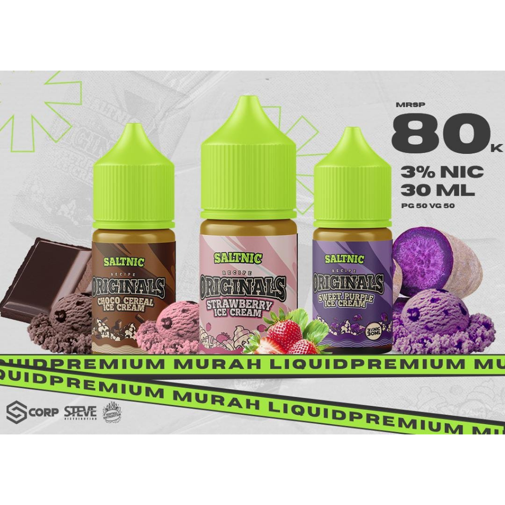 Jual RECIPE ORIGINALS SALTNIC SERIES 30ML 30MG BY STEVE DISTRIBUTION ...