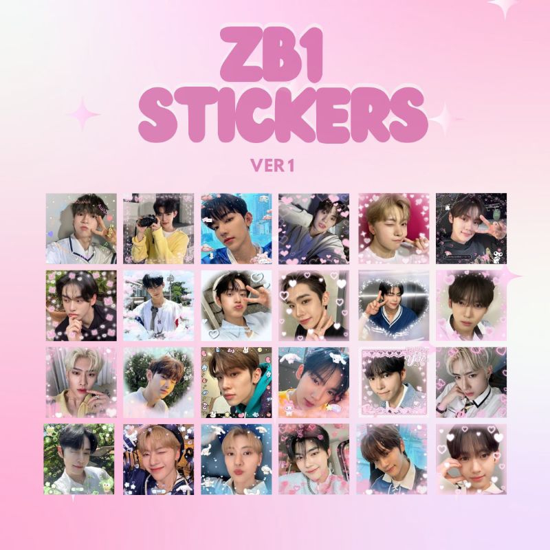 Jual [90 PCS] ZB1 ZEROBASEONE LOVE MAIL STICKER FREBIESS STICKER DECO KPOP | Shopee Indonesia