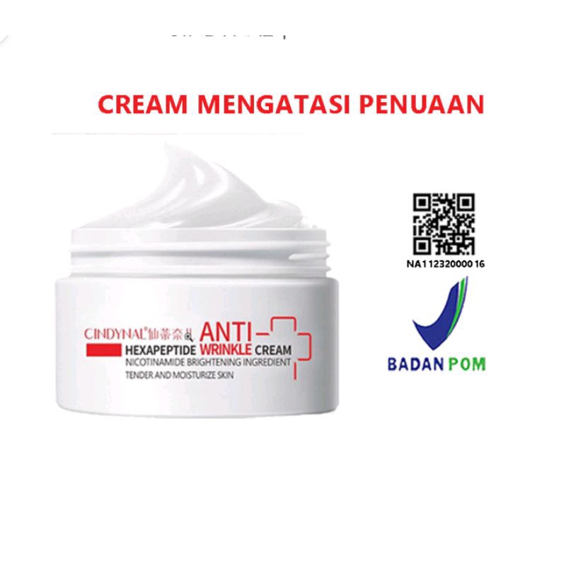 Jual BPOM CINDYNALHEXAPEPTIDE Krim Pemutih Wajah Bintik Hitam Anti ...