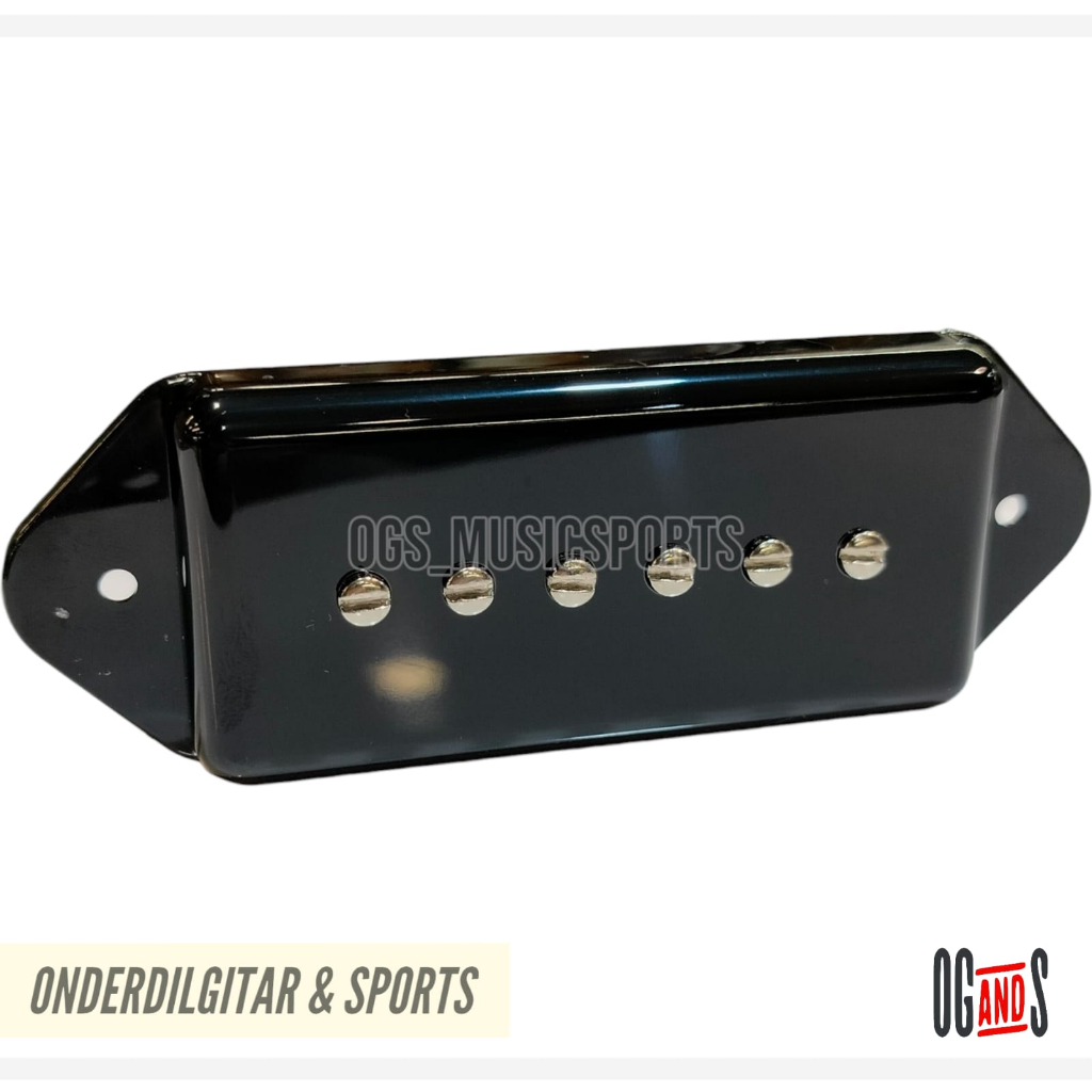 Jual Pickup Gitar P90 Model Dog Ear Black | Shopee Indonesia