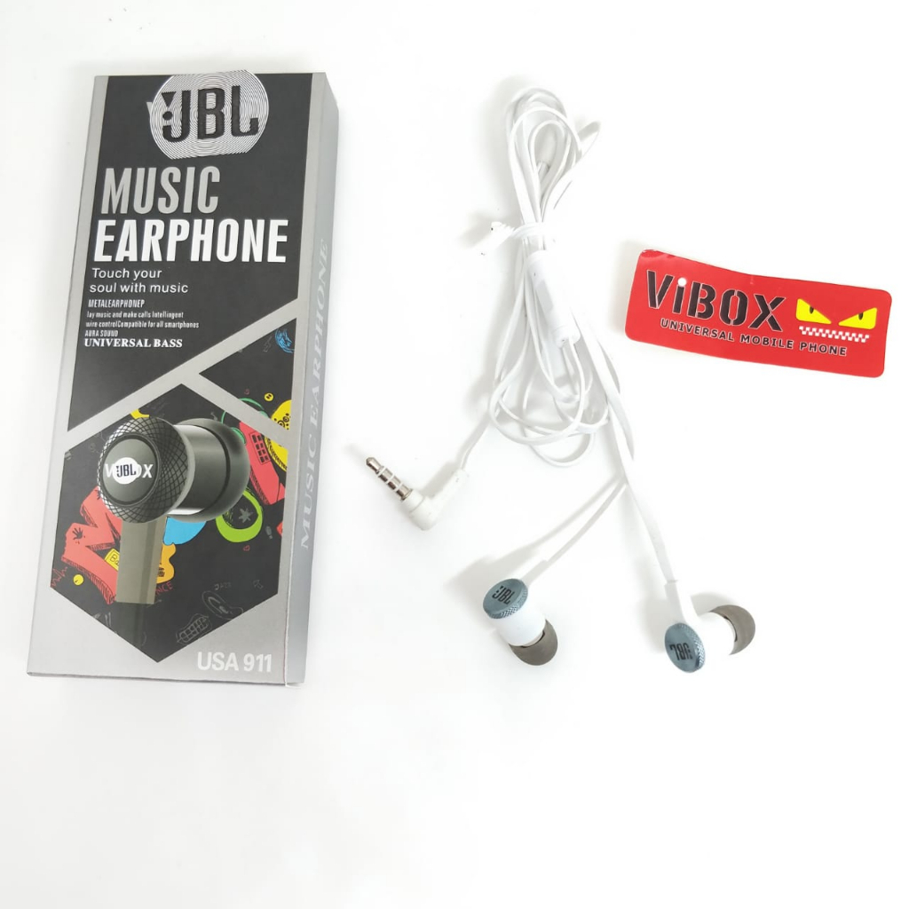 Jual PROMO!!! Hf Handsfree Headset J Brand USA 911 Extra Bass | Shopee ...