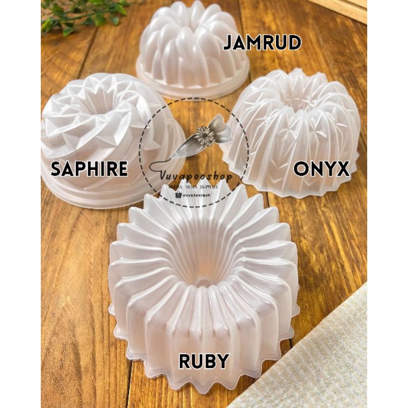 Jual Cetakan Puding Medium Series MIX isi 4pcs / Cetakan Puding Plastik ...