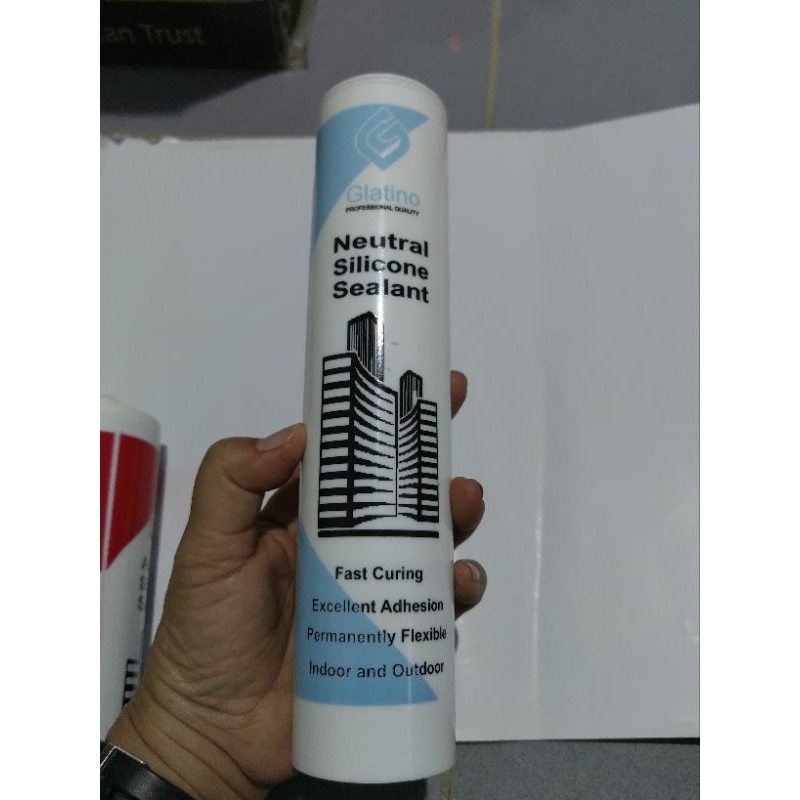 Jual Sealant Glatino NETRAL / Lem Kaca / Silicone Netral | Shopee Indonesia