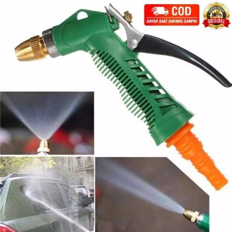 Jual Semprotan Tembak Selang Air Cuci Mobil Motor Tanaman Hose Nozzle ...