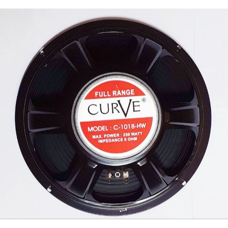 Jual speaker curve full range 10 inch curve C 1018 HW 250Watt | Shopee ...