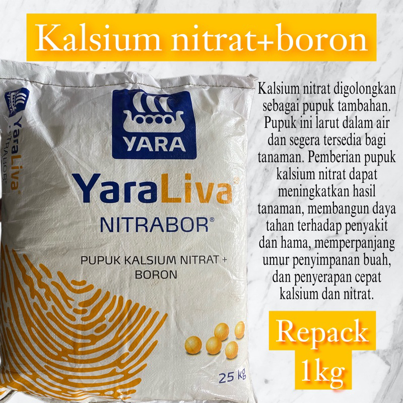 Jual Yaraliva nitrabor repack 1kg | Shopee Indonesia