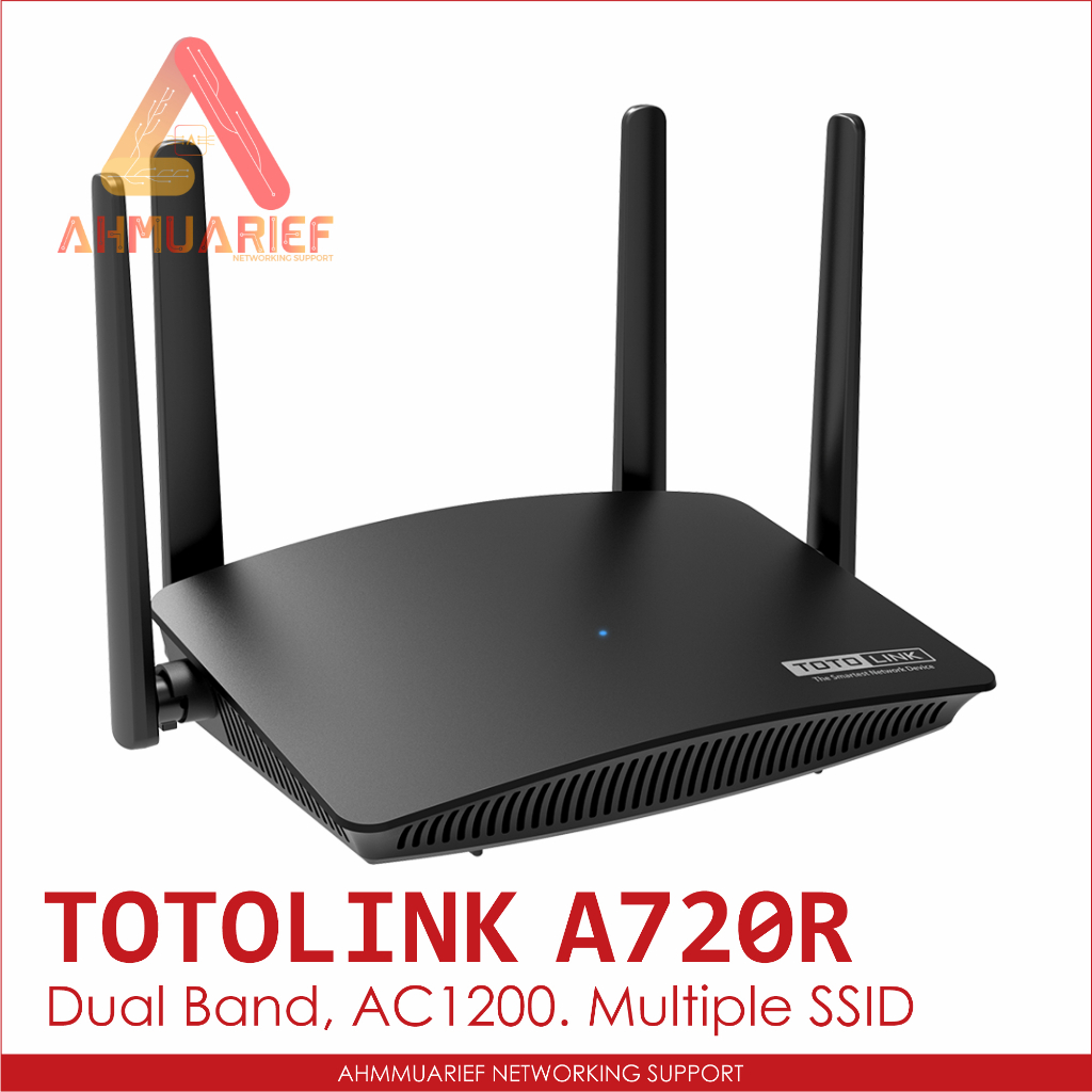Jual TOTOLINK A720R AC1200 DUAL BAND WIRELESS ROUTER ACCESS POINT ...