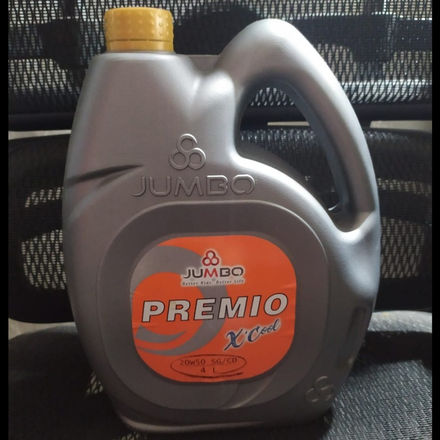 Jual Oli mobil Jumbo Premio X Cool SAE 20W-50 4 Liter | Shopee Indonesia