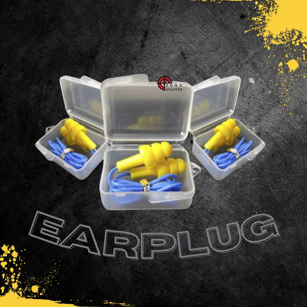 Jual Earplug GOSAVE Ultrafit Corded Dengan Kotak Cashing Penutup Safety ...