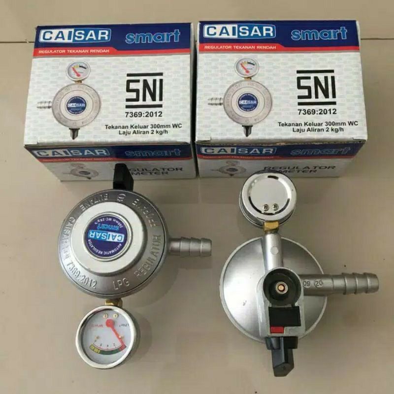 Jual REGULATOR GAS + METER SNI CAISAR RMS SMART KEPALA REGULATOR GAS ...