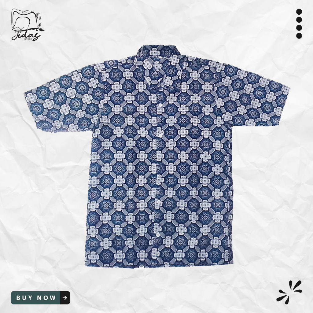 Jual Seragam Batik SMK/SMA Motif Bunga Matahari Tangan Pendek | Shopee ...