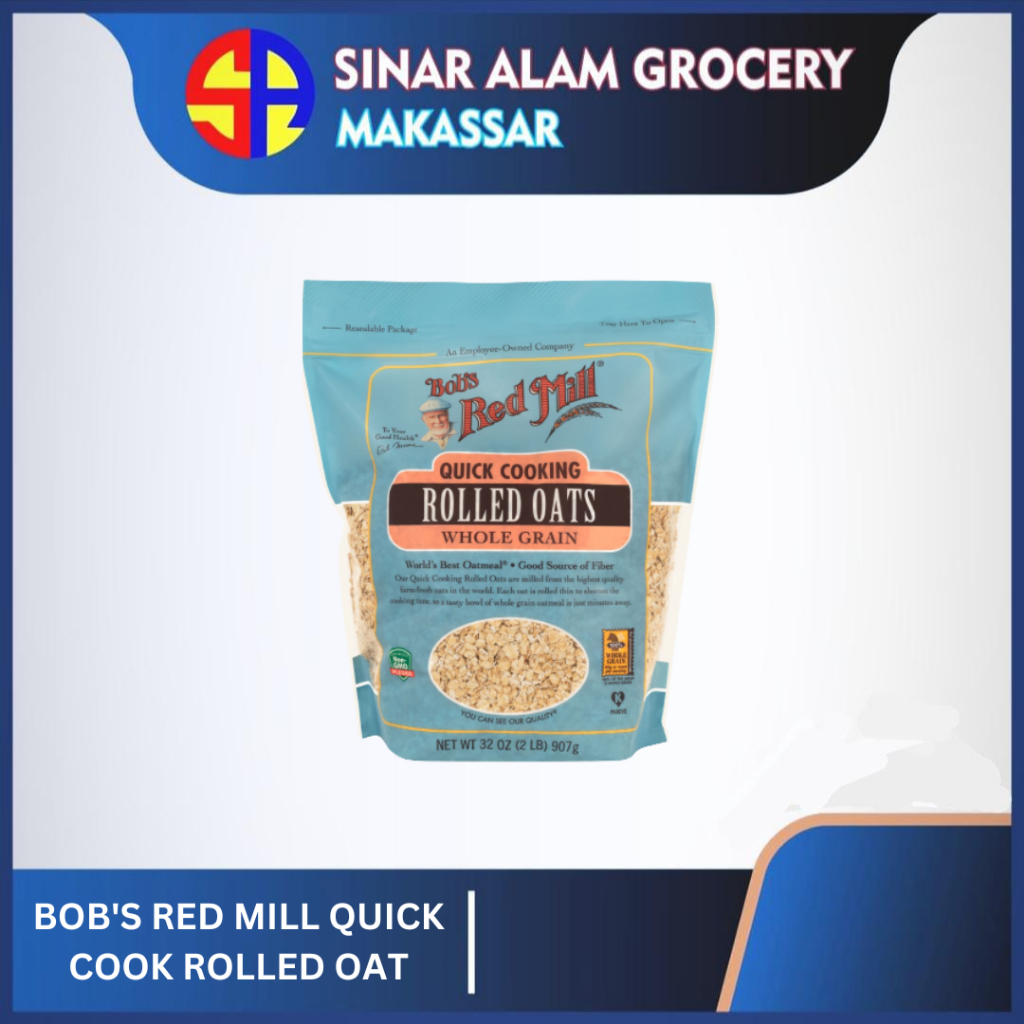 Jual Bob's red mill quick cook rolled oats 907gr | Shopee Indonesia