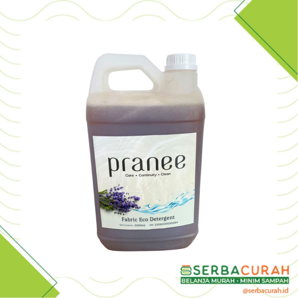 Jual Pranee Fabric Eco Detergent | Detergen Ramah Lingkungan | Jerigen 5 L | Shopee Indonesia