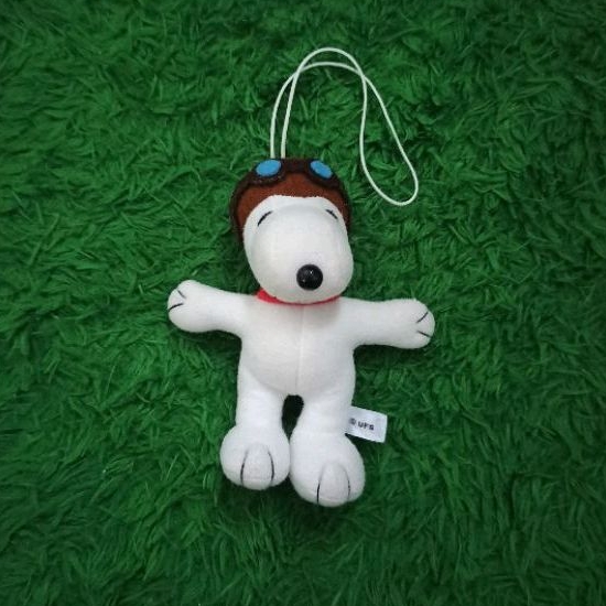 Jual Boneka Gantungan Kunci Snoopy Pilot (Preloved) | Shopee Indonesia