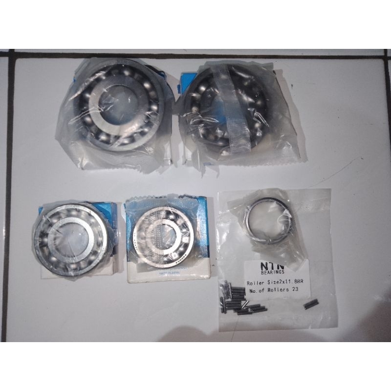 Jual paket bearing NTN mesin vespa super/bajaj kruk as kecil | Shopee Indonesia