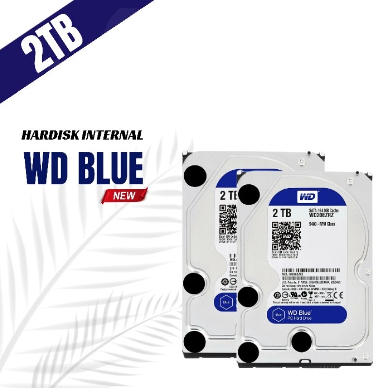 Jual Hardisk 2TB WD BLUE Sata -HDD Internal PC 3,5Inchi Baru Promo 2TB ...