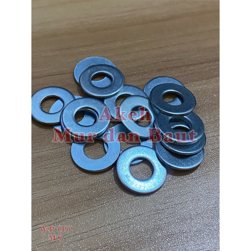 Jual Ring Plat Besi Galvanis M4/M5/M6 / M6 Lebar /Ring WP Washer Plate M4/M5/M6/M6 lebar Murah ...