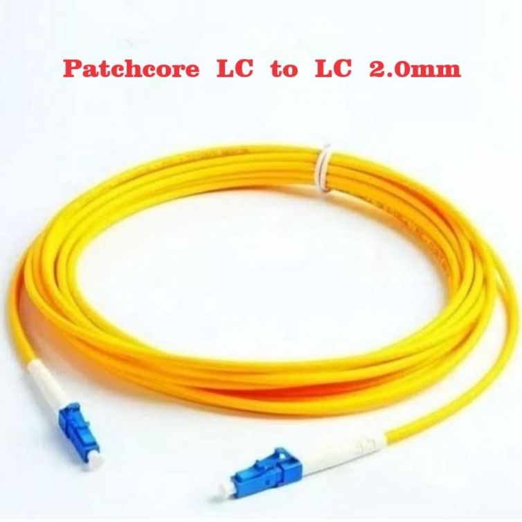 Jual Patchcore Fiber Optic 2mm LC to LC UPC - Patchcord LC to LC UPC 2 ...