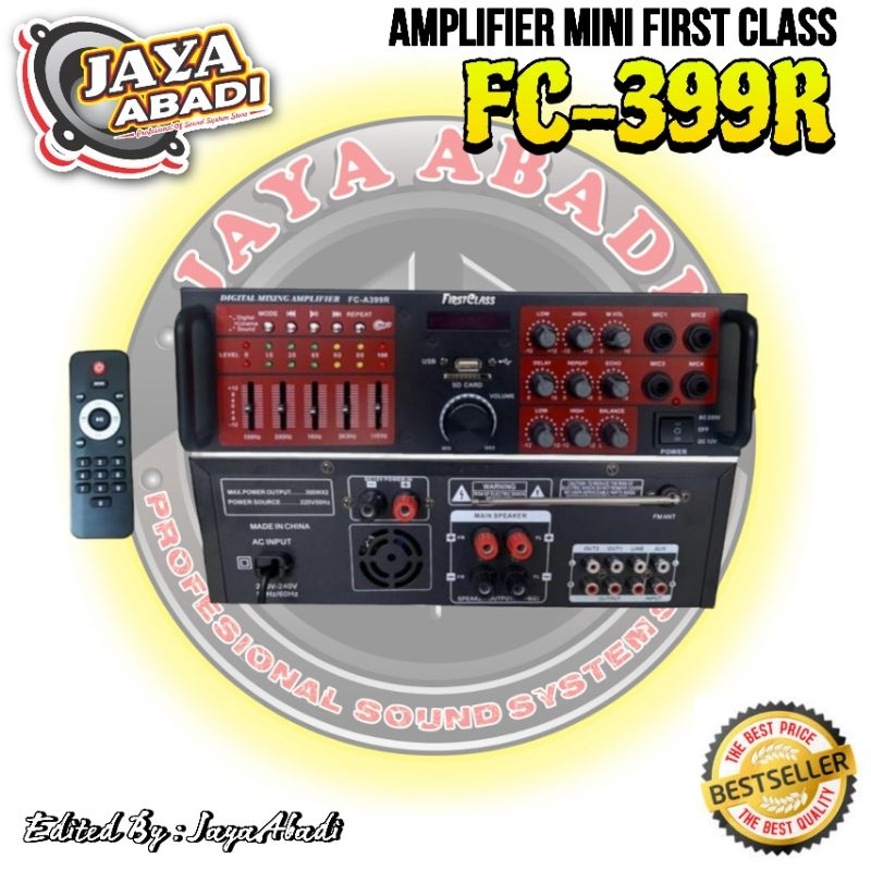 Jual FIRST CLASS FC-A399R PROFESSIONAL AMPLIFIERWITH DISCO LIGHT ...