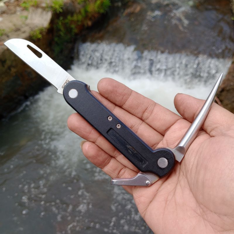 Jual SOG FF23 Nautical Marlin Spike Knife 2.875" Satin Plain Blade, GRN Handles, Liner Lock WEST ...