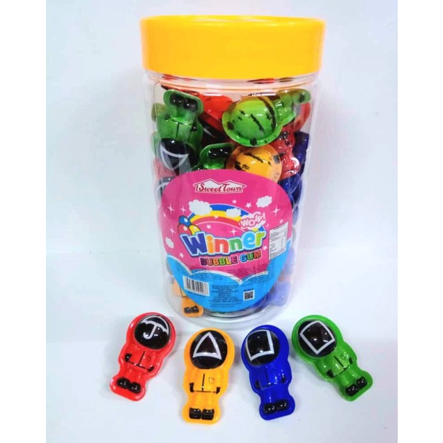 Jual Permen Cemilan Snack Squid Game Karet Bubblegum Buah Mainan Anak ...