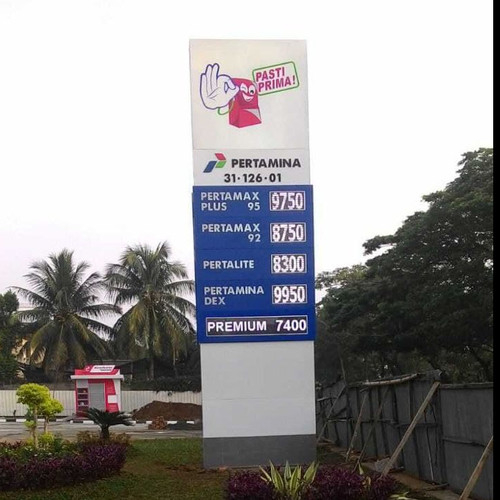 Jual Running Text LED SPBU paket Resmi pertamina set | Shopee Indonesia
