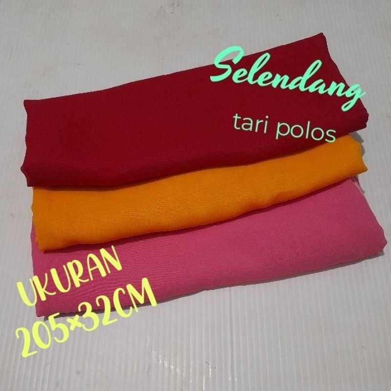 Jual Selendang Bali polos /Selendang sifon 240×22cm | Shopee Indonesia