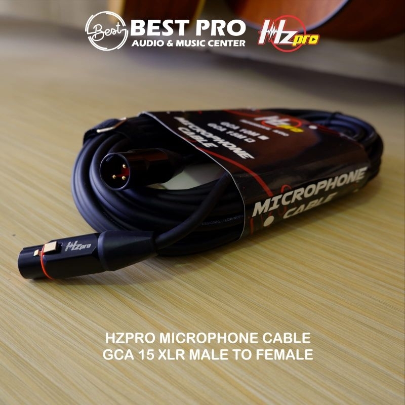 Jual HZ PRO MICROPHONE CABLE GCA 15 ( XLR MALE TO FEMALE) | Shopee ...