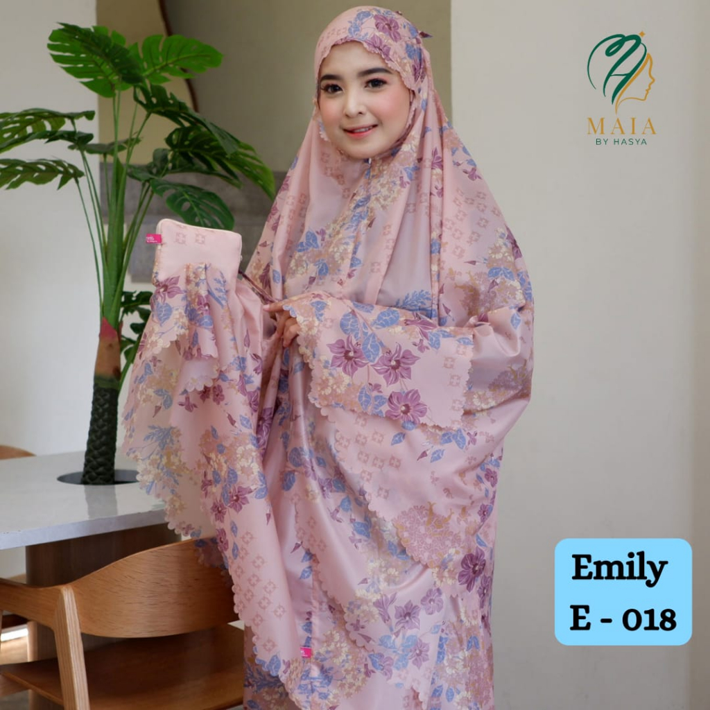Jual MAIA BY HASYA - Mukena Emily Series Motif Bunga Terbaru Mukena ...