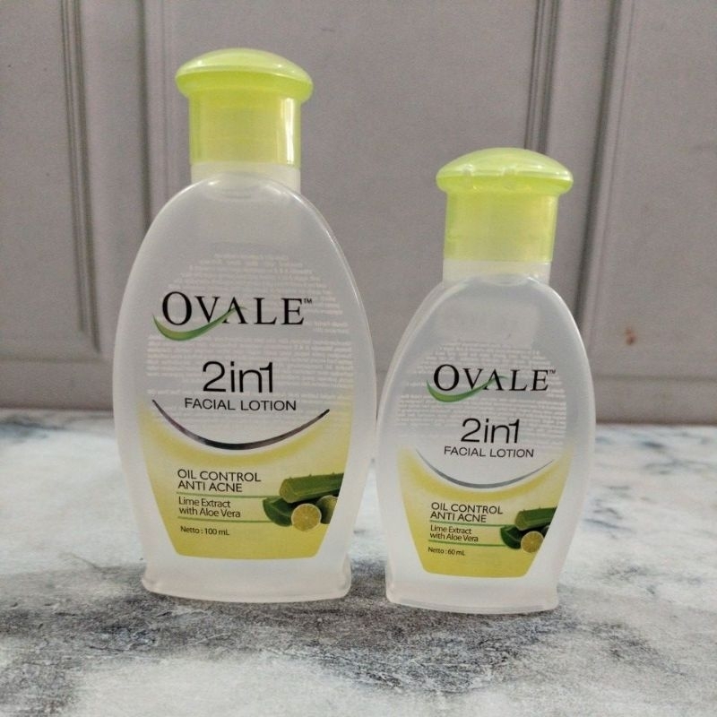 Jual Ovale 2in1 Facial Lotion Oil Control Anti Acne | Shopee Indonesia