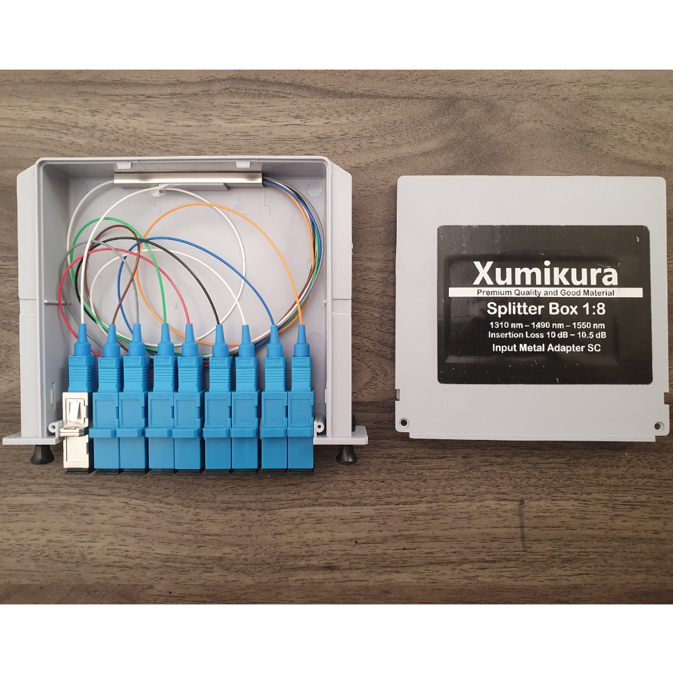 Jual Passive Splitter Box 1:8 FUJITOMO SC/UPC | Shopee Indonesia