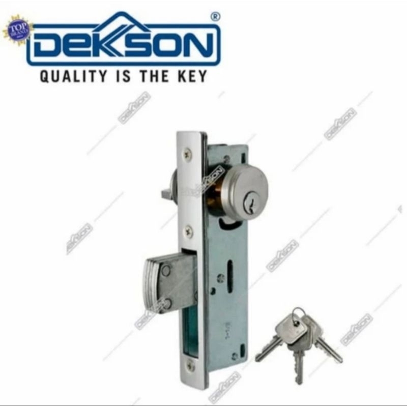 Jual Kunci Pintu Swing Aluminium Dekson KC 8128 Lidah Panjang/Lidah ...