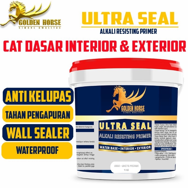 Jual Golden Horse - Cat Tembok Dasar Exterior dan Interior Ultra Seal 4 ...