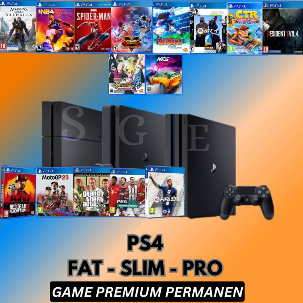 Jual PS4 FAT/SLIM/PRO HEN FW 9.00/11.00 1TB GAME PERMANEN TANPA ...