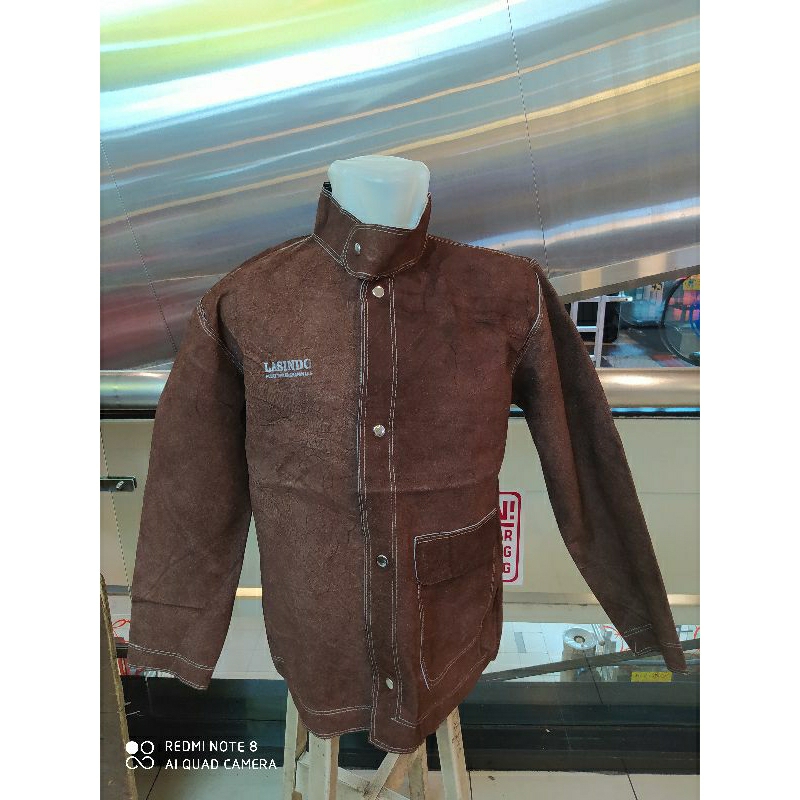 Jual Welding jaket / jaket las bahan kulit /Jacket las kulit | Shopee ...