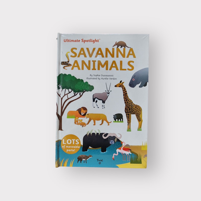 Jual Ultimate Spotlight Savanna Animals Boardbook Children Book Buku ...