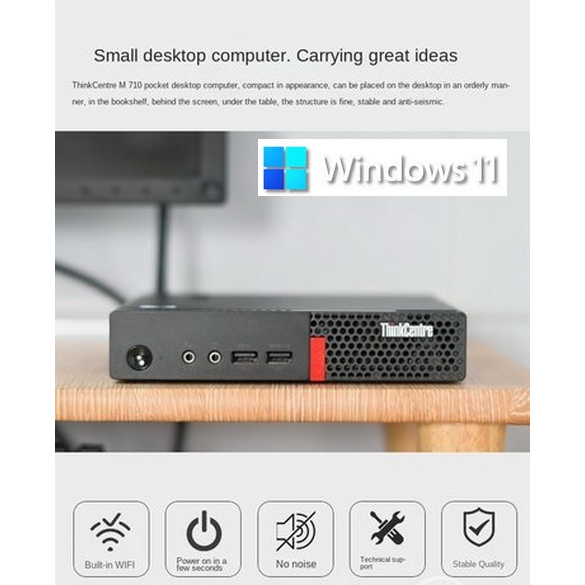 Jual W11 -Core i7- Mini Pc-Tiny PC Lenovo Thinkcentre M710Q Ultra Mini ...
